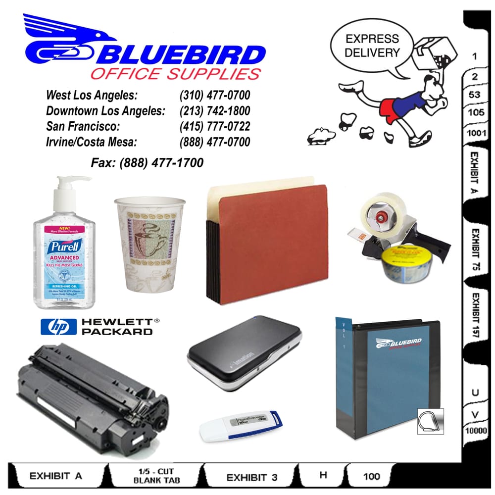 BLUEBIRD OFFICE SUPPLIES - Updated December 2025 - 480 Clementina St ...