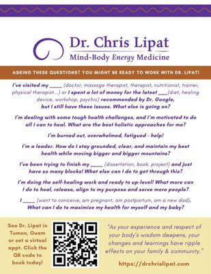 DR. CHRIS LIPAT | MIND-BODY ENERGY MEDICINE - Updated June 2026 - 10 ...