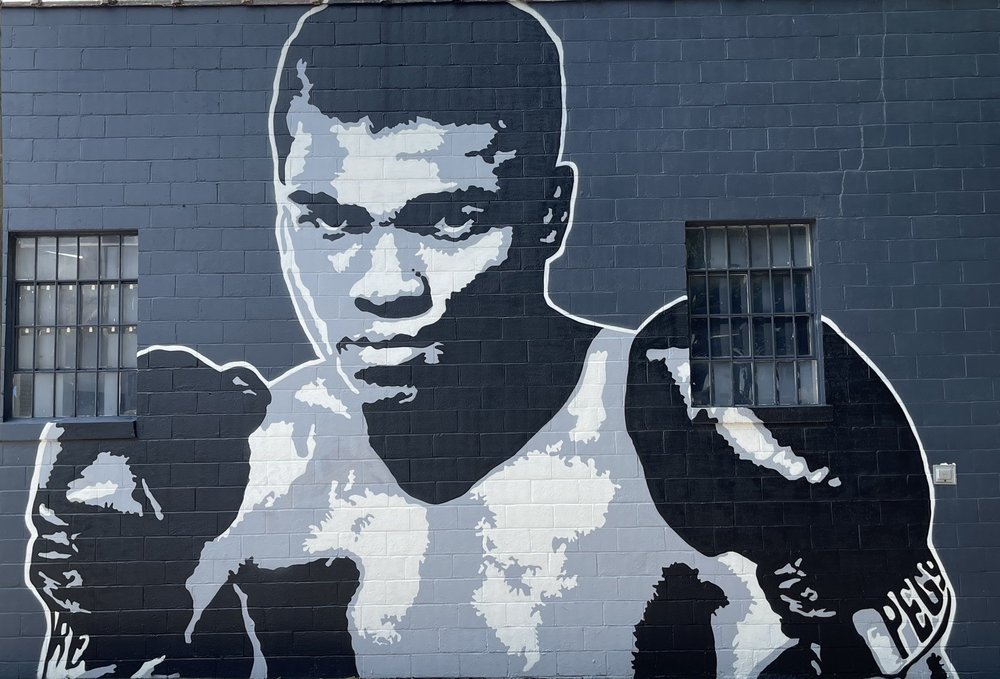 MUHAMMAD ALI MURAL - Updated July 2025 - 720 Bryan Ave, Lexington ...