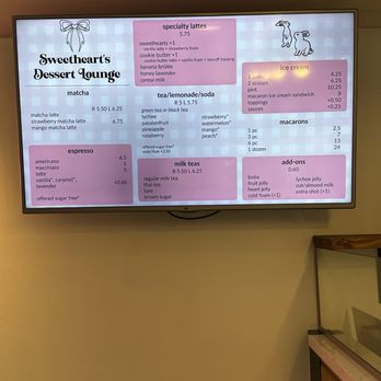 SWEETHEART’S DESSERT LOUNGE - Updated April 2026 - 219 Photos & 129 ...