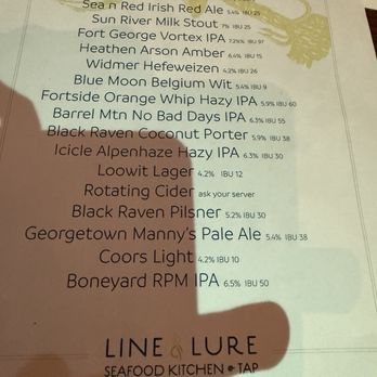 LINE & LURE SEAFOOD KITCHEN & TAP - Updated December 2025 - 535 Photos ...