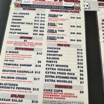 STICK TALK CAJUN HIBACHI - Updated November 2025 - 117 Photos & 118 ...