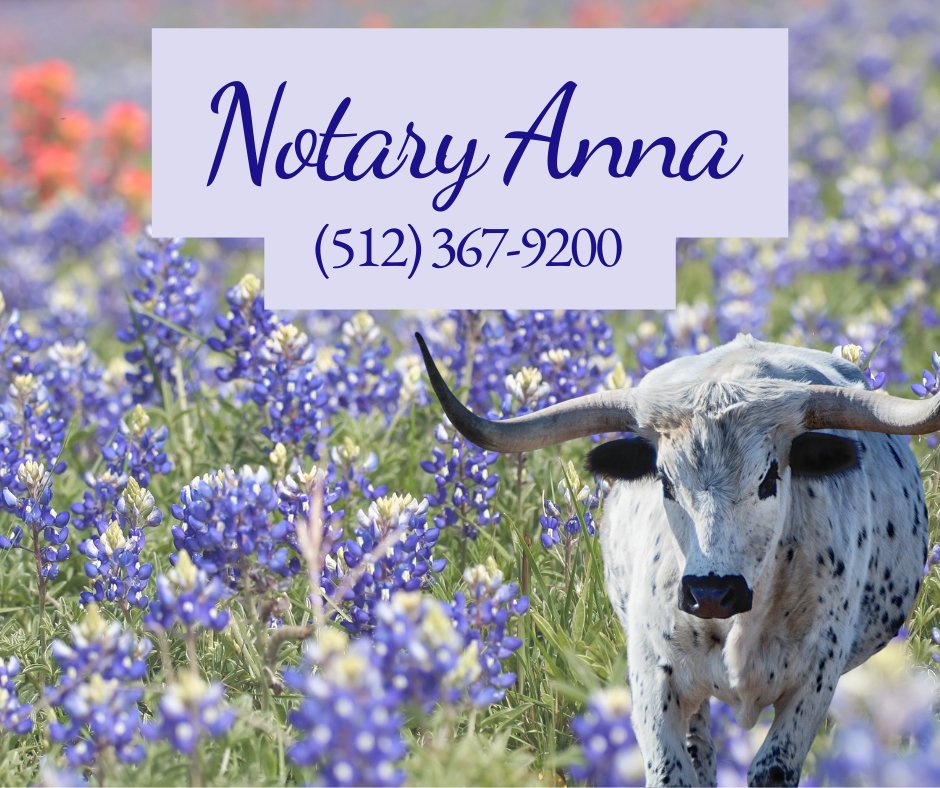 NOTARY ANNA - Updated November 2025 - Burnet, Texas - Notaries - Phone ...