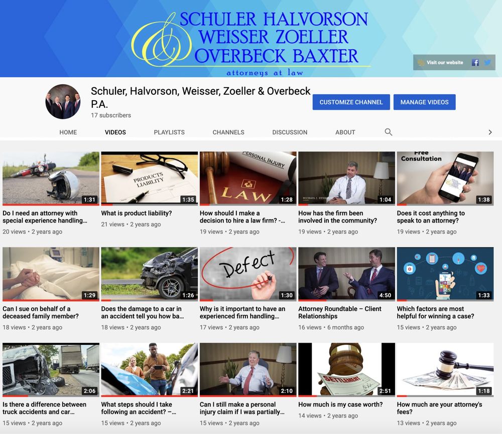 SCHULER, WEISSER, ZOELLER, OVERBECK & BAXTER P.A - Updated March 2025 ...