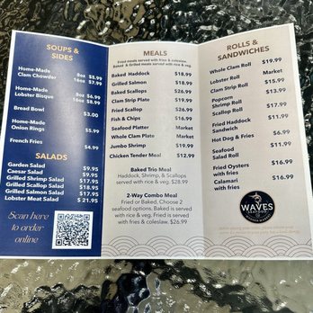 WAVES SEAFOOD - Updated June 2025 - 63 Photos & 55 Reviews - 190 Quincy ...