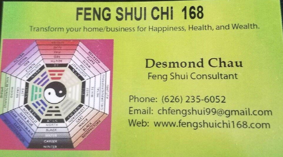 FENG SHUI CHI 168 - Updated April 2025 - Alhambra, California - Feng ...
