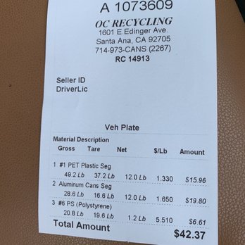 OC RECYCLING - Updated October 2025 - 142 Photos & 255 Reviews - 1601 E ...