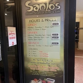 SANTO’S MODERN AMERICAN BUFFET & SUSHI - Updated December 2025 - 825 ...