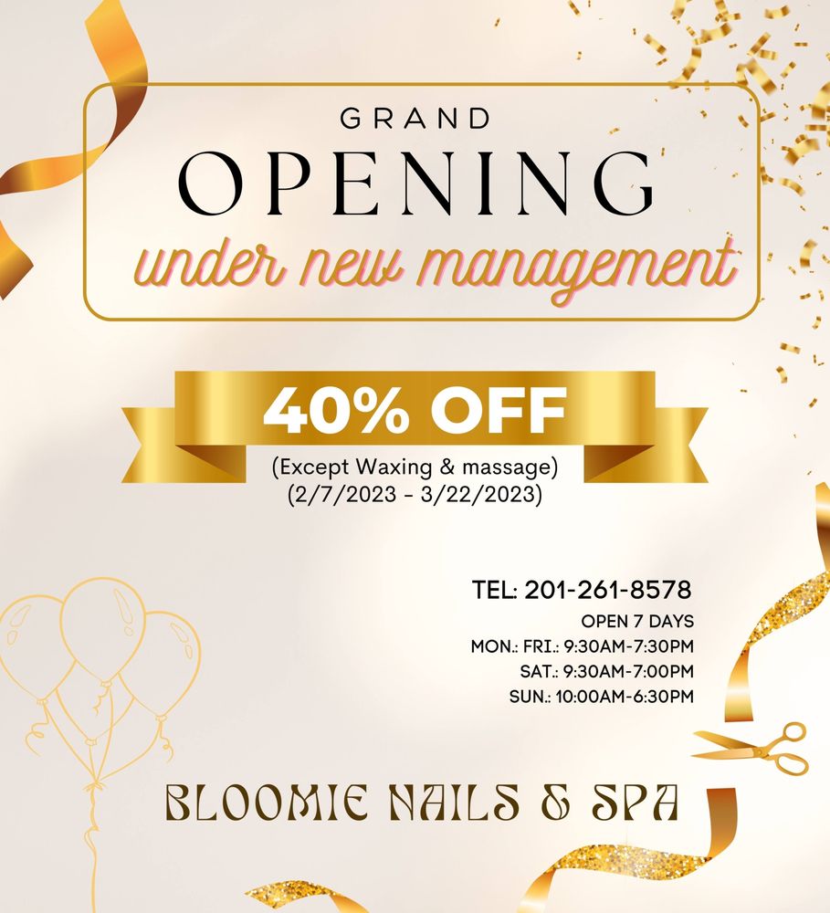 BLOOMIE NAILS & SPA - Updated August 2025 - 639 Kinderkamack Rd, River ...