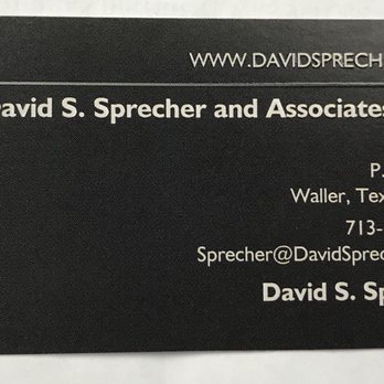 DAVID SPRECHER AND ASSOCIATES - Updated January 2026 - 2205 Montrose ...