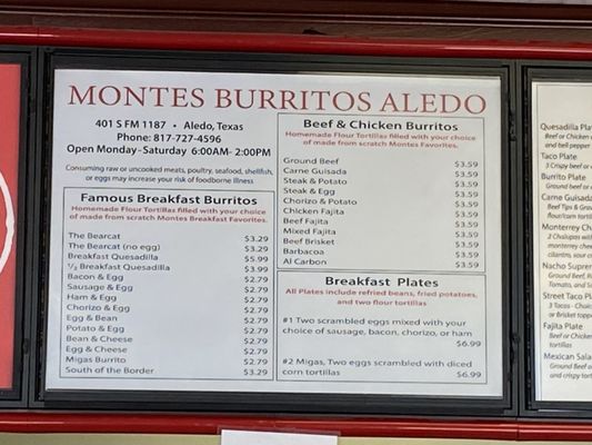 MONTES BREAKFAST BURRITOS - Updated July 2024 - 33 Photos & 78 Reviews ...