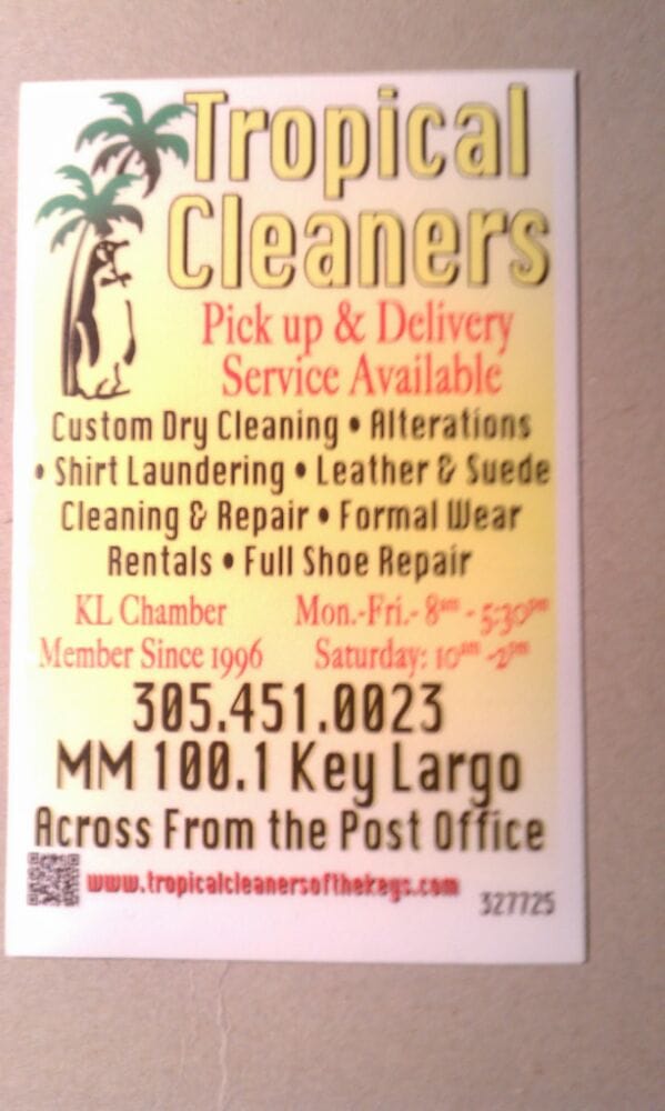 TROPICAL CLEANERS OF THE KEYS - Updated August 2025 - 100101 Overseas ...
