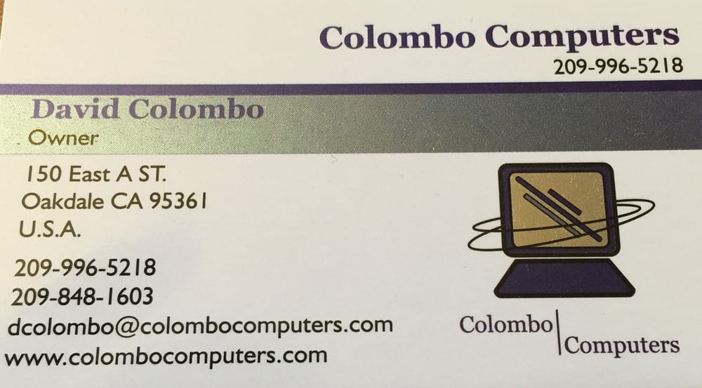 COLOMBO COMPUTERS - Updated October 2025 - 2237 Campolina Way, Oakdale, California - IT Services ...