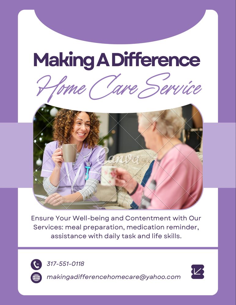MAKING A DIFFERENCE HOME CARE SERVICES - Updated September 2025 ...