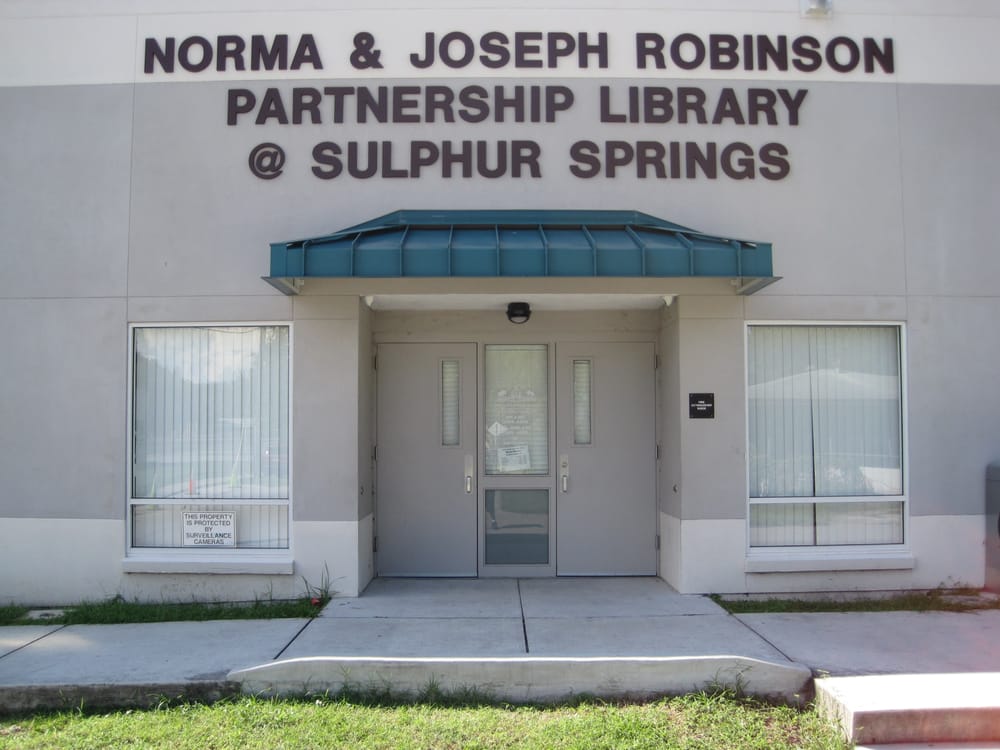 NORMA AND JOSEPH ROBINSON PARTNERSHIP LIBRARY @ SULPHUR SPRINGS ...