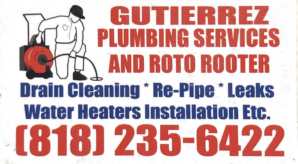 GUTIERREZ PLUMBING - San Fernando Valley, CA - Yelp