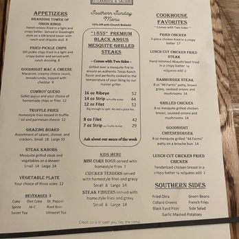 GOODNIGHT STEAKHOUSE AND SALOON - Updated October 2025 - 16 Photos & 16 ...