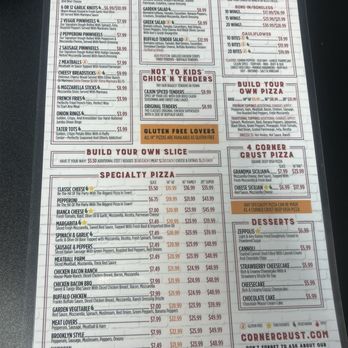 THE CORNER CRUST - Updated September 2025 - 55 Photos & 72 Reviews ...