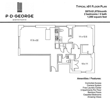P.D. GEORGE DOWNTOWN APARTMENTS - Updated November 2024 - 1405 Pine St ...
