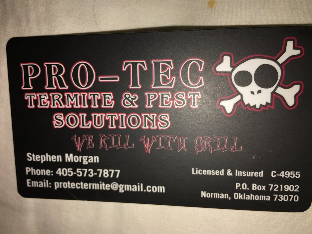 PRO-TEC TERMITE & PEST SOLUTIONS - Updated February 2025 - Norman, Oklahoma - Pest Control ...