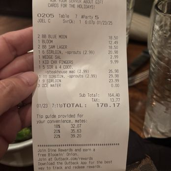 OUTBACK STEAKHOUSE - Updated August 2025 - 707 Photos & 617 Reviews ...