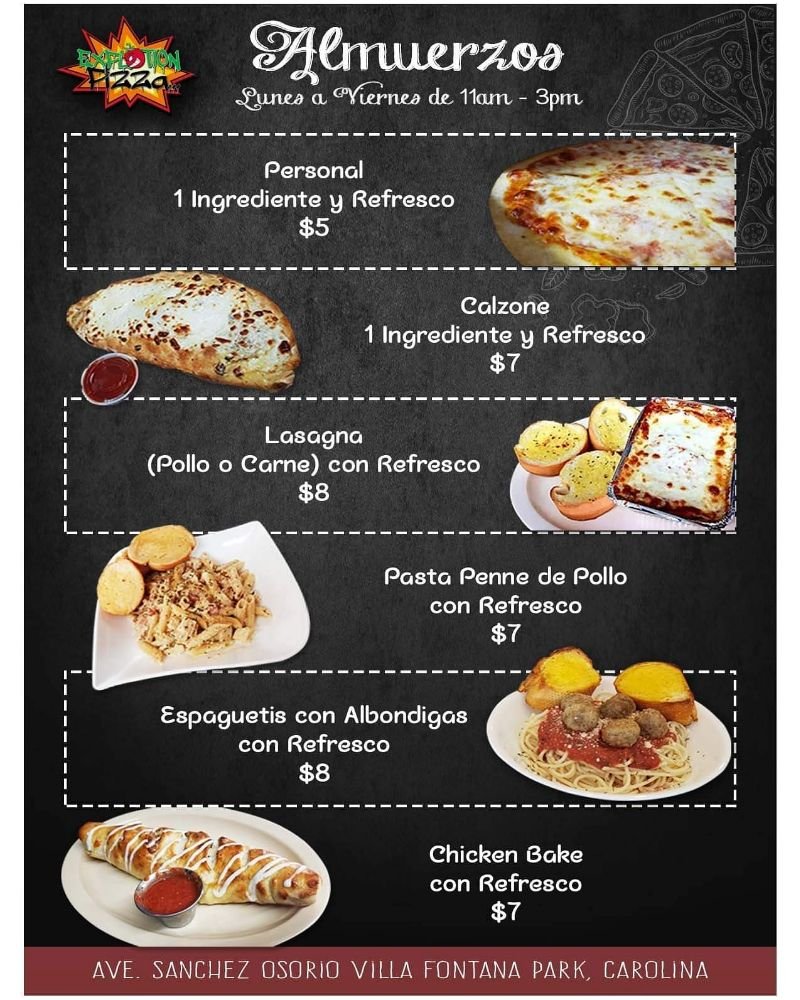 EXPLOTION PIZZA - Updated 2024 - 53 Photos - Av. Sanchez Osorio 5 ...