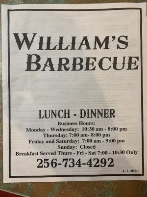 WILLIAM’S BARBECUE - Updated November 2024 - 19 Reviews - 2021 2nd Ave ...