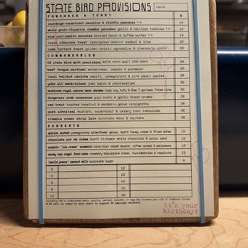 STATE BIRD PROVISIONS - Updated December 2024 - 13993 Photos & 3371 ...