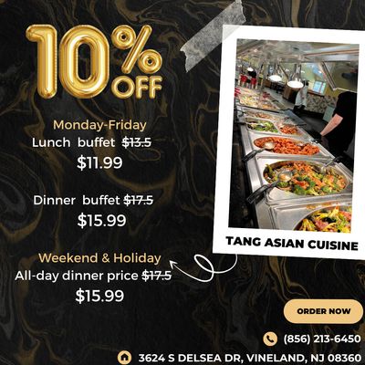 TANG ASIAN CUISINE - 63 Photos & 23 Reviews - 3624 S Delsea Dr ...