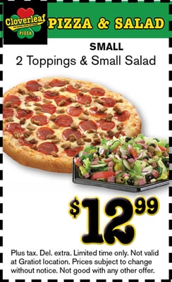 CLOVERLEAF PIZZA - Updated June 2026 - 25 Photos & 51 Reviews - 15670 E ...