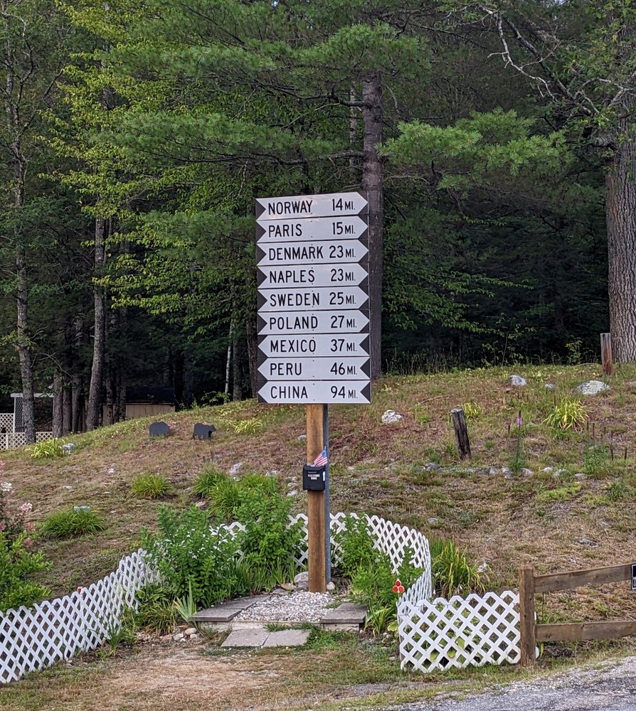 WORLD TRAVELER SIGNPOST - Updated August 2025 - ME-35, Gilead, Maine ...