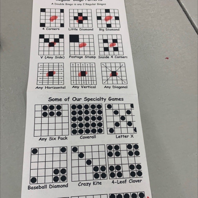 REDMEN BINGO - Updated October 2025 - 1759 Adams Ave, Huntington, West ...