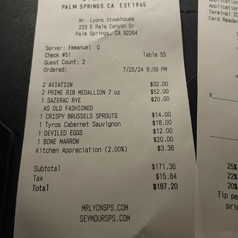 MR. LYONS - Updated September 2024 - 488 Photos & 681 Reviews - 233 E ...