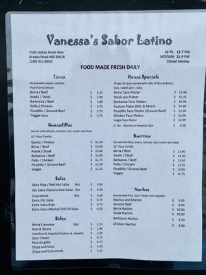 VANESSA’S SABOR LATINO - Updated December 2025 - 12 Photos & 20 Reviews ...