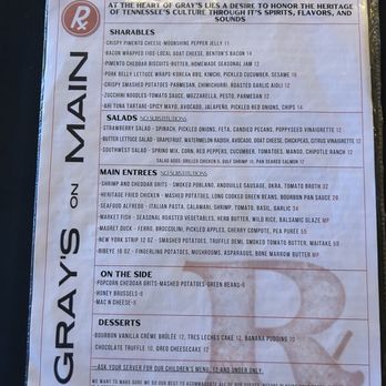 GRAY’S ON MAIN - Updated January 2026 - 582 Photos & 765 Reviews - 332 ...