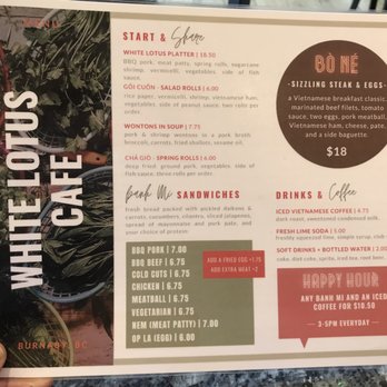 WHITE LOTUS CAFE - Updated September 2024 - 164 Photos & 91 Reviews - 1 ...