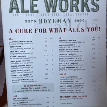 MONTANA ALE WORKS - Updated July 2024 - 834 Photos & 1415 Reviews - 611 ...