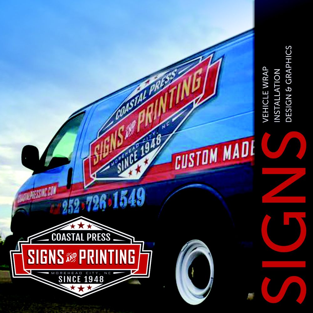 COASTAL PRESS SIGNS & PRINTING - Request a Quote - 502 Arendell St ...