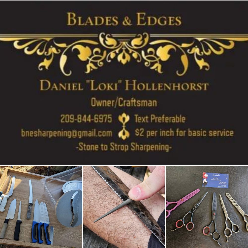 BLADES & EDGES SHARPENING SERVICES - Updated December 2025 - Angels Camp, California - Knife ...