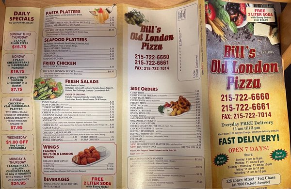 BILL’S OLD LONDON PIZZA - Updated June 2026 - 10 Photos & 35 Reviews ...