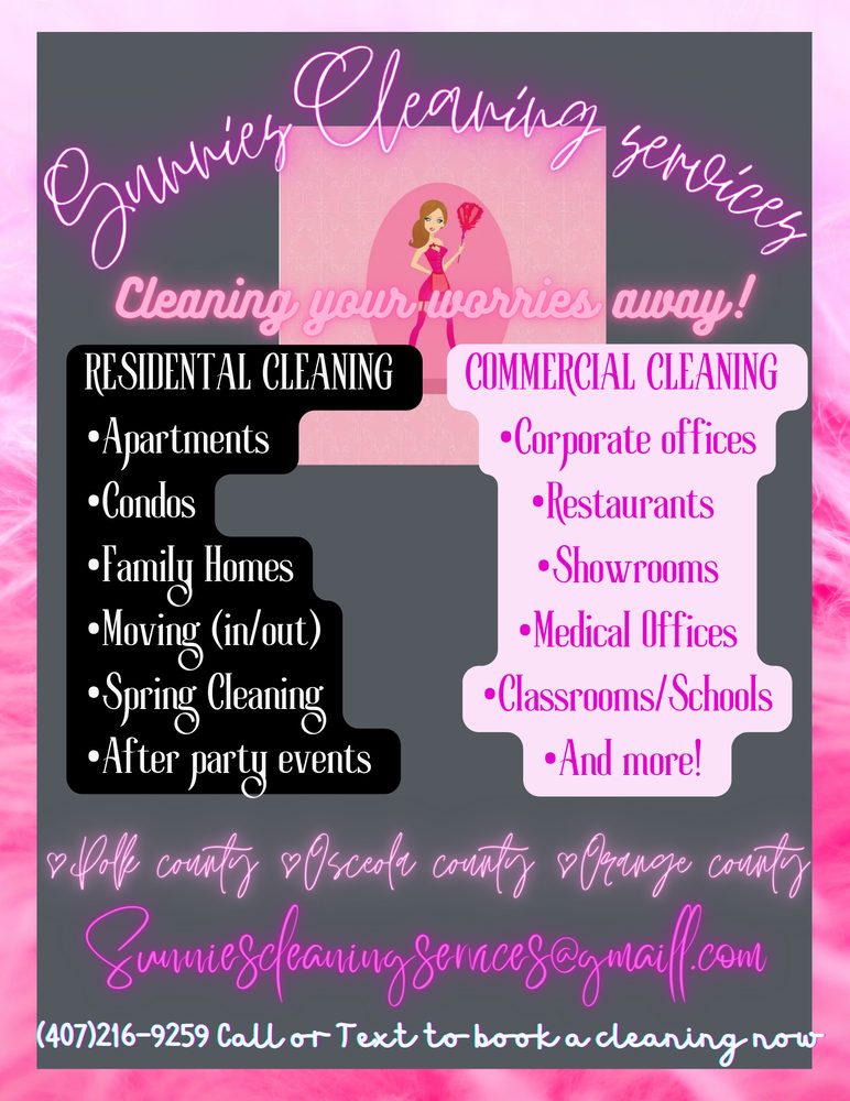 SUNNIES CEANING SERVICES - Updated October 2025 - Request a Quote ...