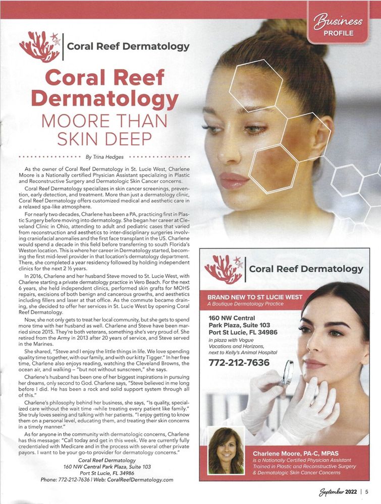 CORAL REEF DERMATOLOGY - Updated November 2025 - Request an Appointment ...