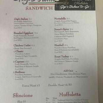 GIGI’S ITALIAN TO GO - Updated December 2025 - 26 Photos & 29 Reviews ...