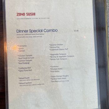 ZONO SUSHI - Updated January 2025 - 465 Photos & 279 Reviews - 610 N ...