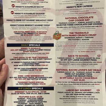 MINSKY’S PIZZA - Updated January 2026 - 113 Photos & 132 Reviews ...
