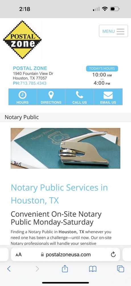 POSTAL ZONE - Updated October 2025 - 21 Reviews - 1940 Fountain View Dr ...