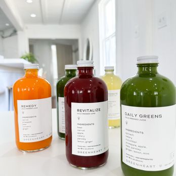 Green heart juice store