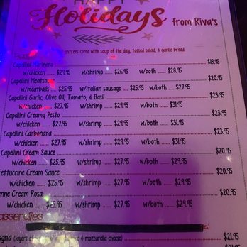 RIVA’S ITALIAN RESTAURANT - Updated October 2024 - 533 Photos & 812 ...