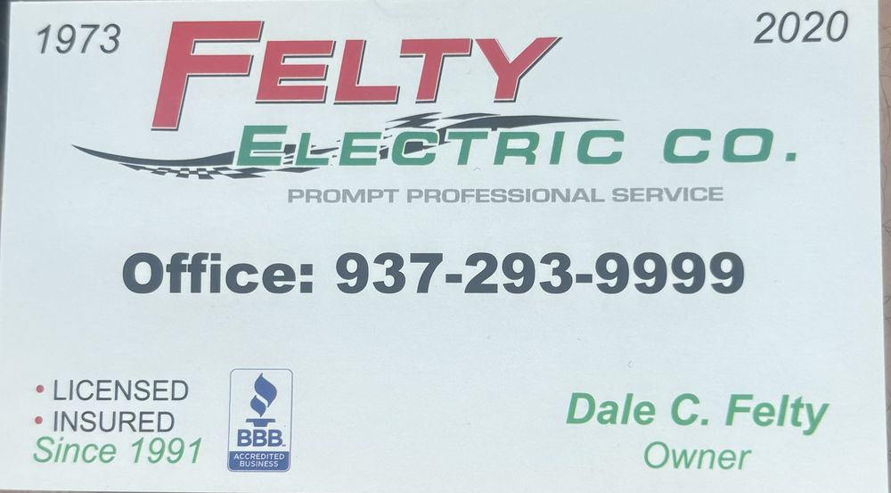 Felty Electric Company - Updated December 2025 - 4447 N St Rte 123 ...