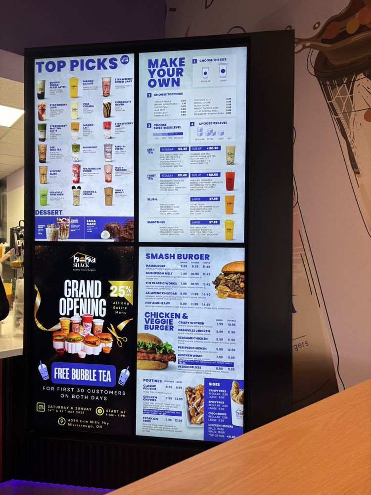 BOBA SHACK - Updated May 2025 - 4099 Erin Mills Parkway, Mississauga ...